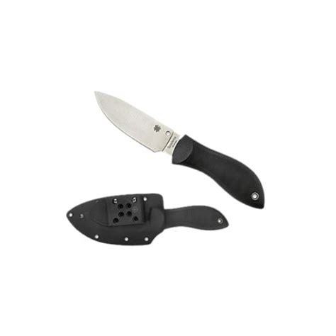 Spyderco Bill Moran Fixed Knife Drop Point Black For Versatile