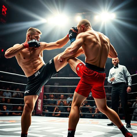 Electrifying Ufc Fight Club Scene
