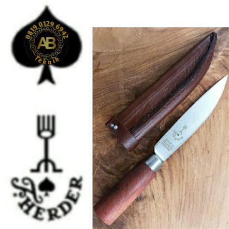 Jual Pisau Cap Garpu Original 7 Inch Sarung Pisau Dapur Serbaguna