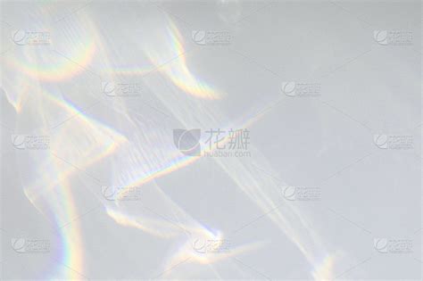 有机的投影在白色的墙上
