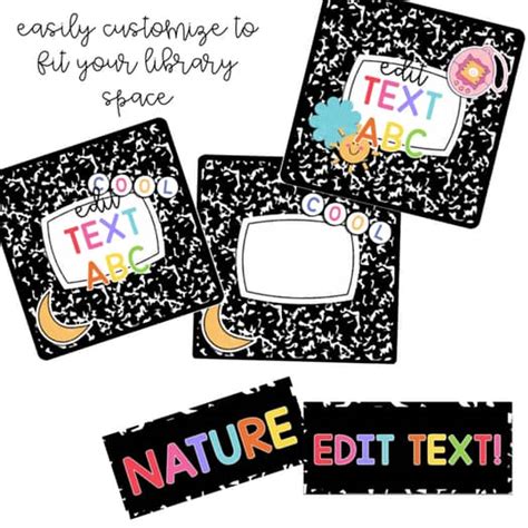 Class Library Decor Happy Notebook Theme By Carriescreationroom