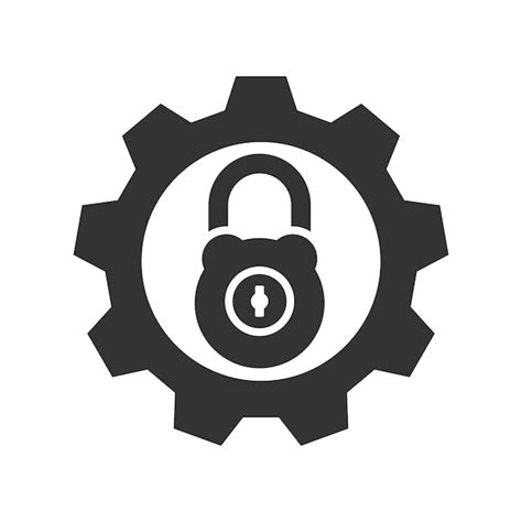 Premium Vector Setting Security Icon