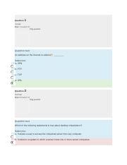 Question Correct Mark Outof Flagquestion Question Text Course Hero