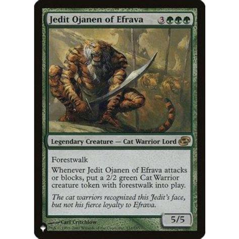 Jedit Ojanen Of Efrava The List Mtg Cards Shopee Philippines