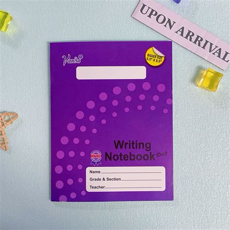 K 12 Writing Notebook 80lvs Prep Writing Notebook 65x85 Color
