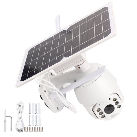 Intelligent Solar Energy WiFi Alert PTZ Camera IP66 Night Vision PIR ...