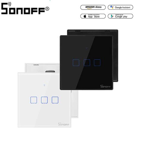 Sonoff TX T2 T3 EU US Smart WiFi RF 433 APP Touch Control Wall Light COMPARISON