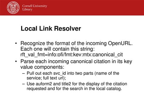 OpenURL And Canonical Citation Linking In Classics A Collaborative