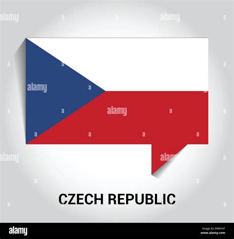 Czech Republic Flag Design Vector Stock Vector Image And Art Alamy