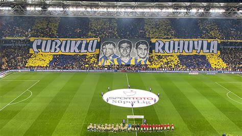 Fenerbahçe den Galatasaray derbisine özel koreografi