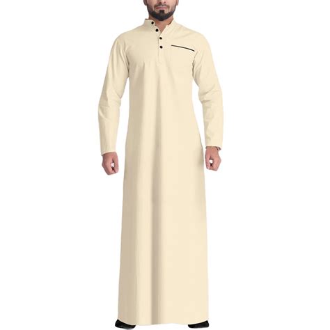 Harmain Thobe伊斯兰男人thobe Al Daffah Thobees伊斯兰daffah为男性定制高品质jubba Buy