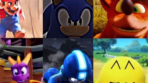 Game Versionsmario Vs Sonic Vs Crash Vs Spyro Vs Mega Man Vs Pac Man