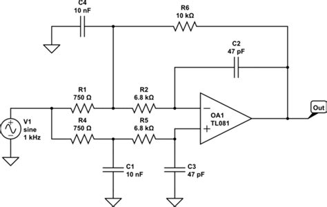 Operational Amplifier Non Standard Low Pass Filter Design Electrical Engineering Stack Exchange