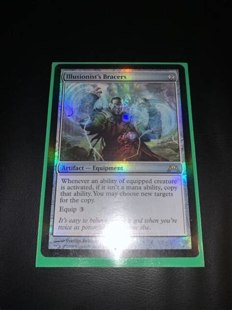Mtg Singles Illusionists Bracers Gatecrash Foil Rare Mp Ebay