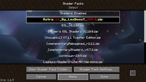 How To Install Iris Shader Mod For Minecraft
