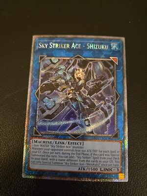 Sky Striker Ace Shizuku Platinum Secret Rare Ra03 En043 Quarter