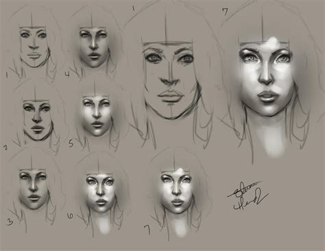 Step By Step Painting A Face By X2X0 Art On DeviantArt