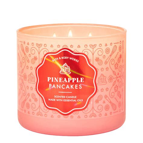 Bath And Body Works Pineapple Pancakes 3 Wick Candle 411g Skinstash