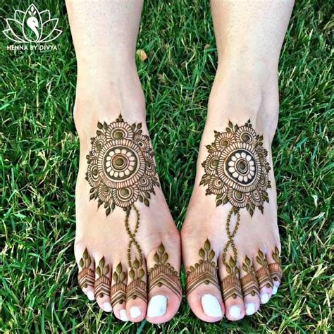 Henna Foot Designs