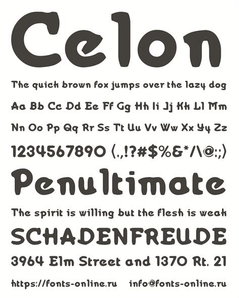 Celon Font