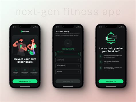 Fitness App Onboarding Sign Up Account Setup Ux Ui By Laksh Parmar