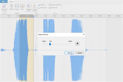 Adjusting Volume