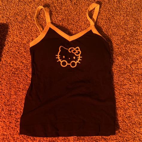 ੈ ‧₊˚ Rly Cute Hello Kitty Tank Top That Has Bra Depop