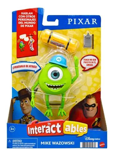 Disney Pixar Mike Wazowski Interactables Figura 13cm Mattel Cuotas Sin Interés