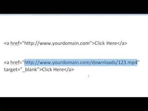 Basics Of HTML Hyperlinks Basic Hyperlink Website Design