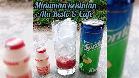 Minuman Kekinian Ala Resto Cafe YouTube