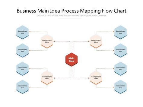 Business Main Idea Process Mapping Flow Chart Ppt PowerPoint