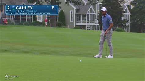 Bud Cauley Round 1 2nd Hole Shot 4 2025 Travelers