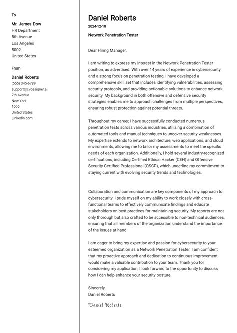 24 Network Troubleshooter Cover Letter Examples For 2025 Downloadable Resumedesign Ai