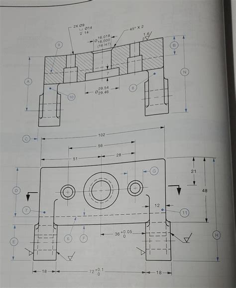 Solved Interpreting Engineering Drawings 8th Edition Pgs