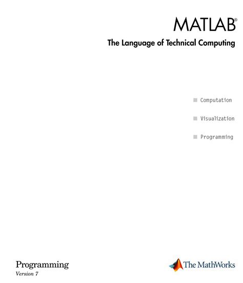 Solution Matlab Programming Language Complete Guide Studypool