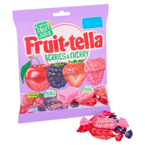 Fruit Tella Berries And Cherry 135g Bestway
