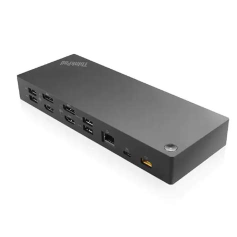 Lenovo ThinkPad Hybrid USB C With USB A Dock Australian Standard Plug Type I Works With All