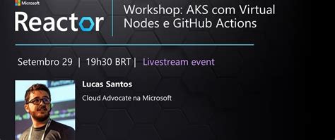 Microsoft Reactor Workshop De Aks Com Virtual Nodes E Aks Com Github Actions Dev Community