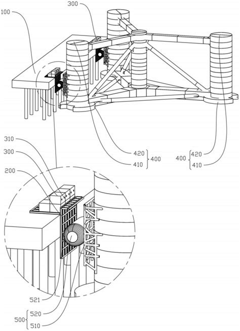 一种漂浮式风电基础码头靠泊防碰撞装置的制作方法
