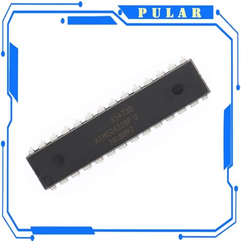 Atmega P Pu Dip Ic Chip Atmega P Pu Microcontroller K Flash