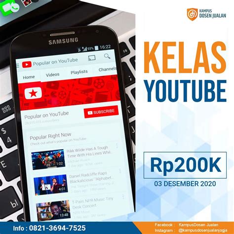 Memanfaatkan Youtube Ini Cara Sukses Di Youtube Sekolah Digital Marketing Terbaik Di Jogja