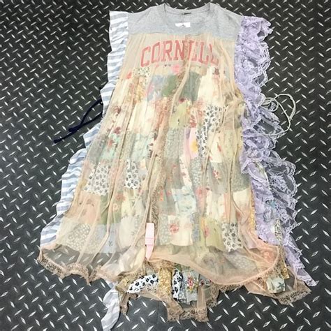 Artistic Fashion Style Dress Diy Upcycle Lace Diy Clothes Patchwork