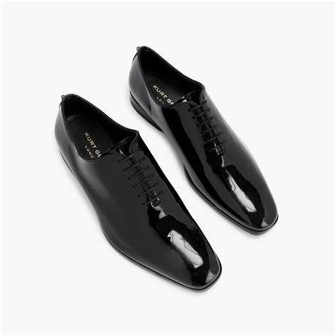 Logan Oxford Black Patent Oxford By Kurt Geiger London