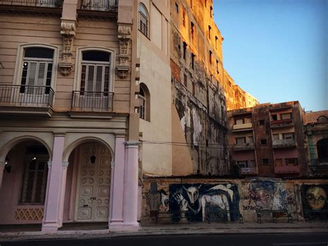 Notes From Afar — Havana Cuba Atmospheric With Its Dilapidated
