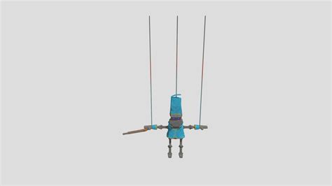 Rec Room Miniboss Skeleton Belhop Metal Download Free 3d Model By