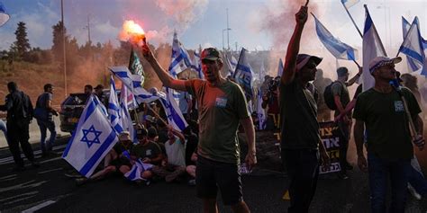 Israeli Protestors Block Highways As Part Of Countrywide Demonstration
