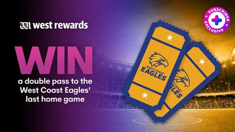 Win A Double Pass To The West Coast Eagles Last Home Game The West