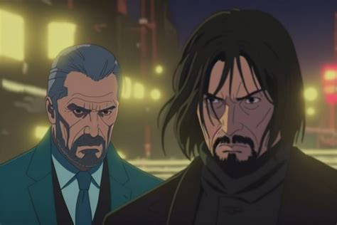 John Wick As An Anime Rmidjourney