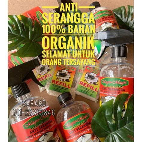Magic Magic Anti Serangga Ubat Semut Spray Serangga Antiserangga Organic Shopee Malaysia