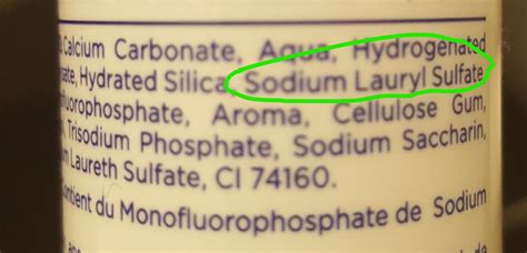 Sodium Lauryl sulfate - Je cosmétique